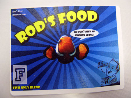 Rod’s Fish only food is wanting to feed your fish | Reef Builders | The ...