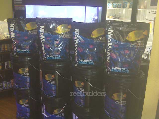 NeoMarine salt from Brightwell Aquatics seen in the wild | Reef ...