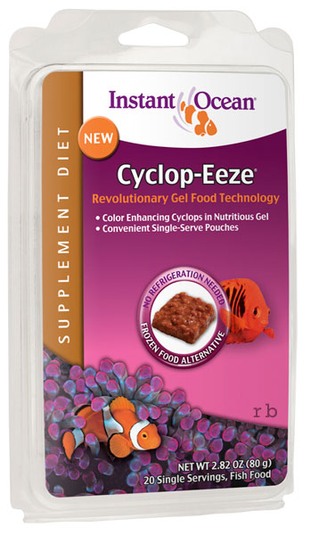 Cyclop-Eeze wraped in gel from Instant Ocean | Reef Builders | The Reef ...