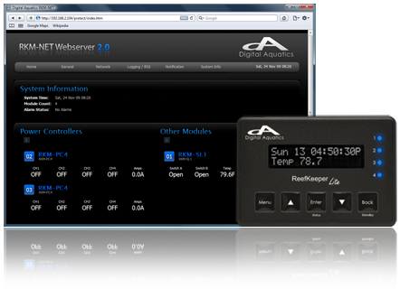 It’s official, Reef Keeper Lite gets NET module access | Reef Builders ...