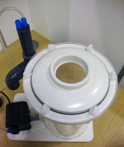Fauna Marin blue line skimmer seen, available in January | Reef ...
