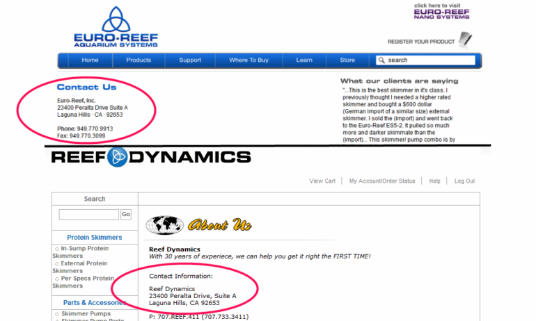 Euro-Reef products and support shifted to Reef Dynamics | Reef Builders ...