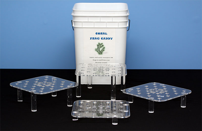 Coral Frag Caddy holds frags for reef shows | Reef Builders | The Reef ...