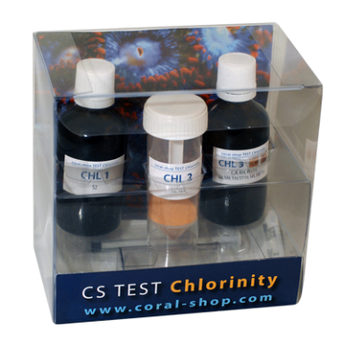 Chlorinity test kit from Coral Shop measures proportion of chloride in ...