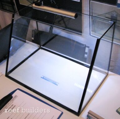 Black trimmed custom nano tanks from Coast to Coast aquariums are all ...