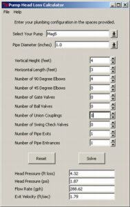 Pump head Loss calculator for saltwater aquariums | Reef Builders | The ...