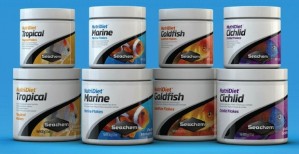 NutriDiet Flake foods from Seachem for Marine, Tropical, Cichlids ...
