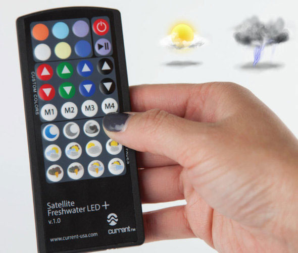 Current Satellite Freshwater LED flexible strip lights are packed with ...