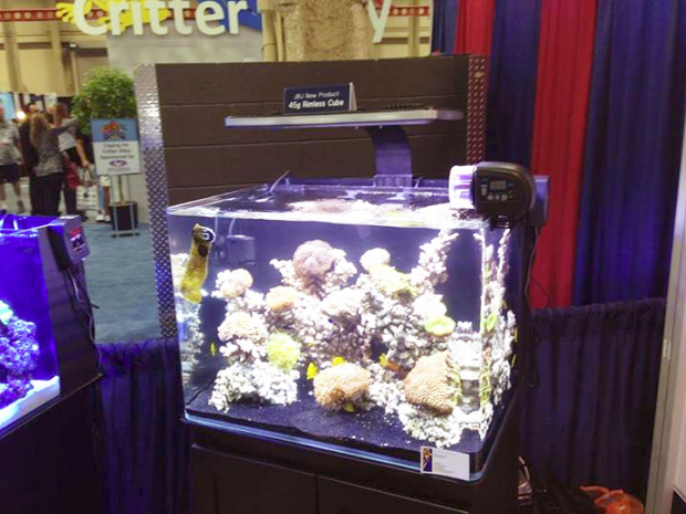 JBJ Rimless 45 is a larger version of its rimless aquariums | Reef ...