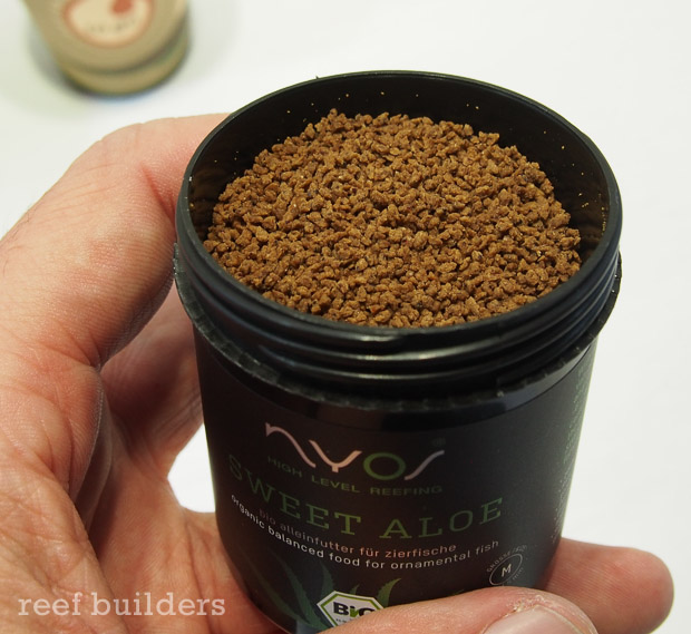 Nyos Organic Fish Food use very novel ingredients | Reef Builders | The ...