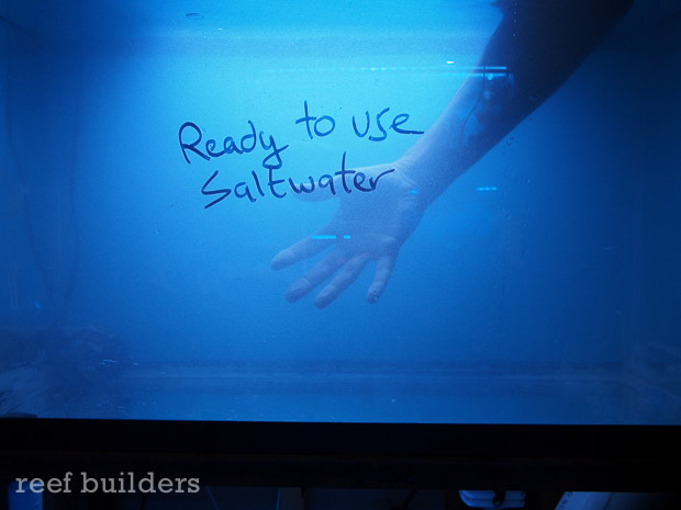 Each bag of Omega Sea Reef salt really does mix up 60 gallons fast and ...