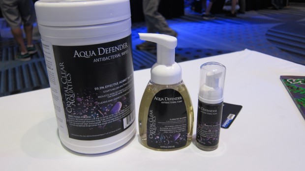 Aqua Defender: Antibacterial foam and wipes that are fish and reef safe ...