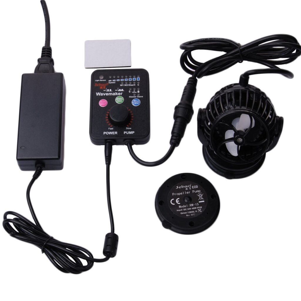 The Jebao Wireless Wavemaker in action | Reef Builders | The Reef and ...