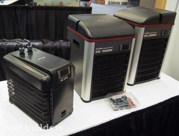 Teco Tank TK150 Nano chiller has a body made of its heat exchanger ...