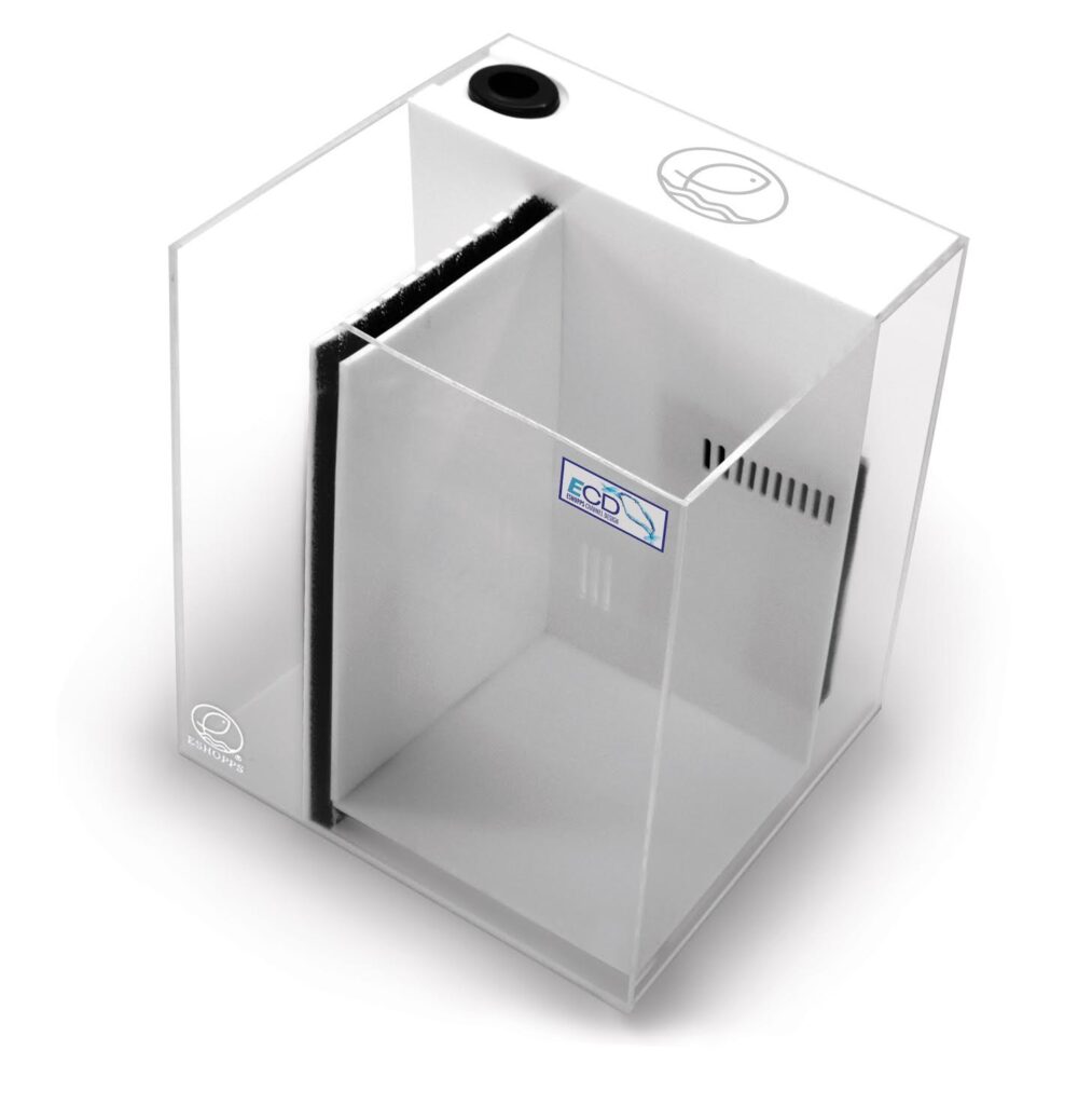 Eshopps Cube Nano Refugium is optimized for both skimming and natural ...