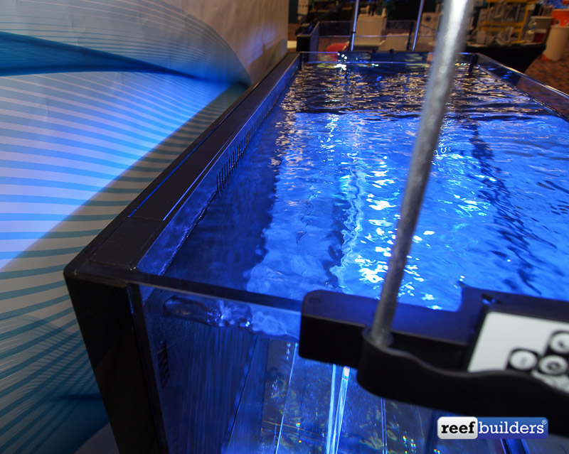 Lux Slim Flow aquarium shown off by Reef Octopus | Reef Builders | The ...