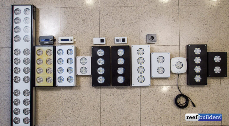 10 generations of Aqua Illumination LED lights | Reef Builders | The ...