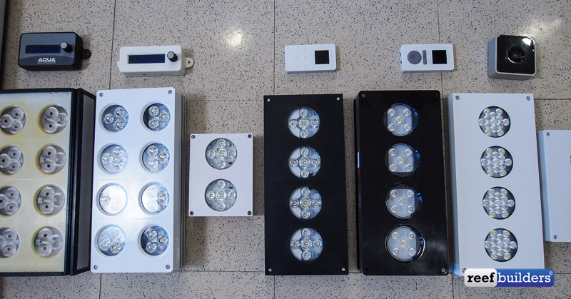 10 generations of Aqua Illumination LED lights | Reef Builders | The ...