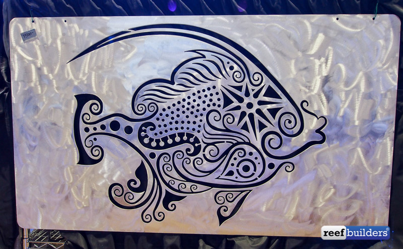 Water-cut fish art from Elite Waterjet | Reef Builders | The Reef and ...