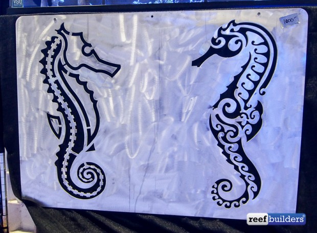 Water-cut fish art from Elite Waterjet | Reef Builders | The Reef and ...