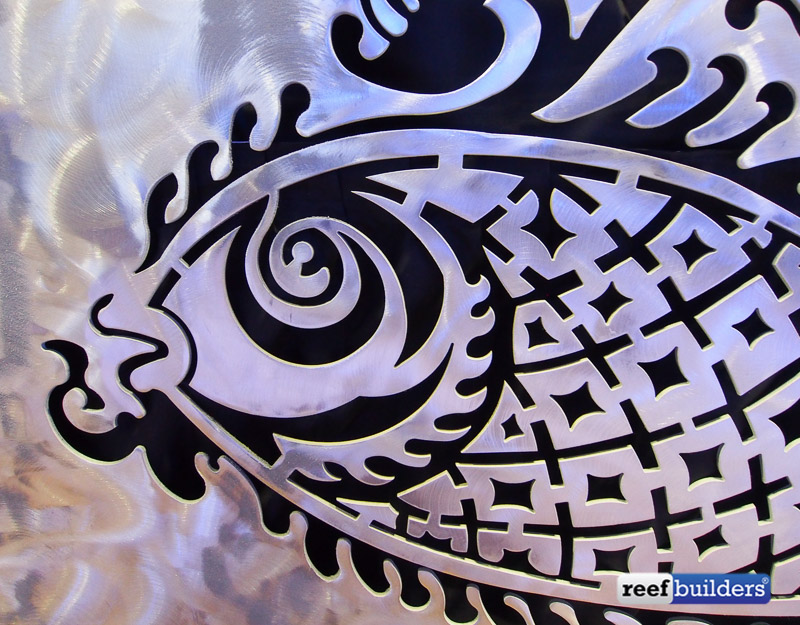Water-cut fish art from Elite Waterjet | Reef Builders | The Reef and ...