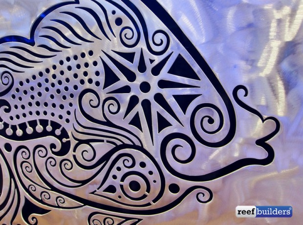 Water-cut fish art from Elite Waterjet | Reef Builders | The Reef and ...