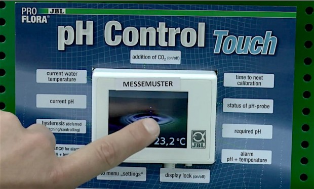 JBL ProFlora pH Control Touch is a touchscreen pH controller | Reef ...