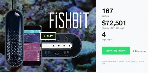 Fishbit successfully reaches its Kickstarter funding goals | Reef ...