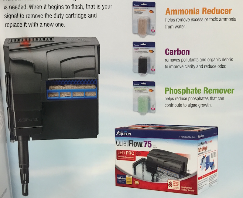 QuietFlow LED Pro from Aqueon Lights Up When Dirty | Reef Builders ...