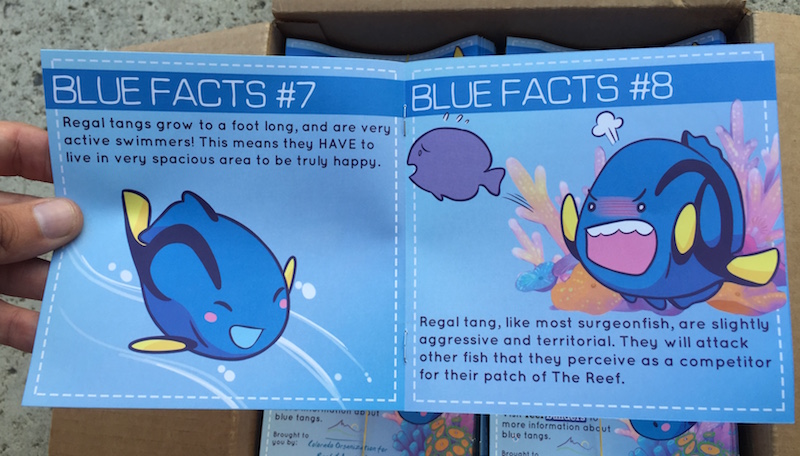 Blue Facts Comic Book About Blue Tangs Debuting at MACNA | Reef ...