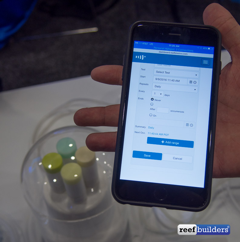 Reef Kinetics Reefbits New Automatic Water Testing Device | Reef ...