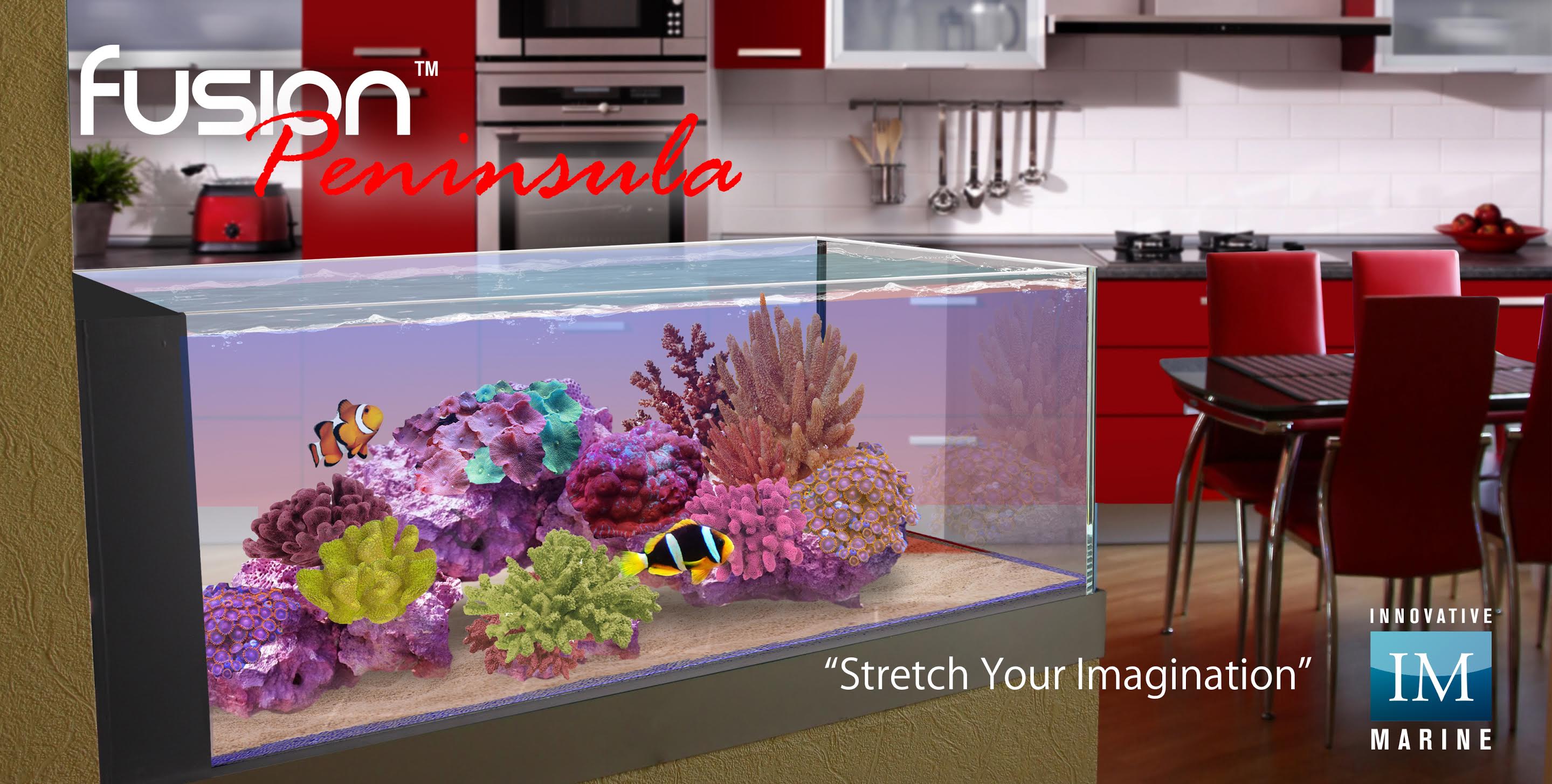 New Fusion Peninsula AIO Tanks from Innovative Marine | Reef Builders ...