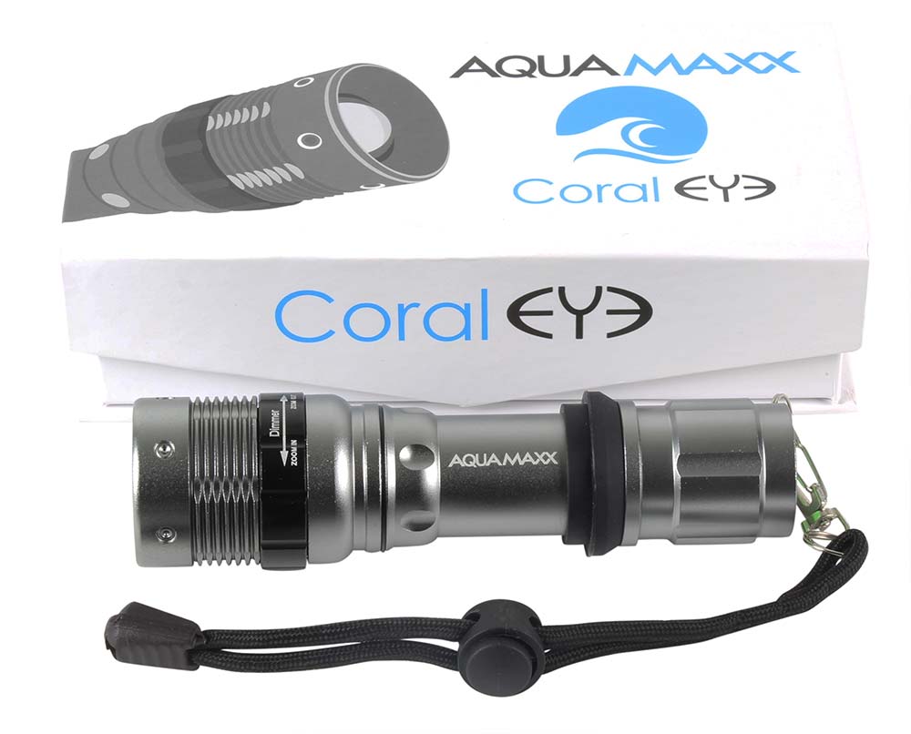 AquaMaxx Coral-Eye flashlight is an affordable coral viewing light ...