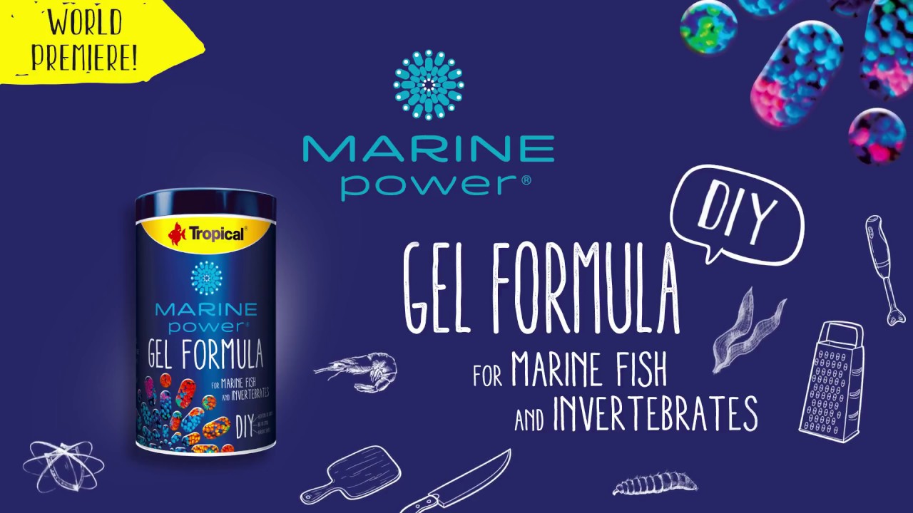 Tropical adds Marine Power Gel Formula for DIY gel food | Reef Builders ...