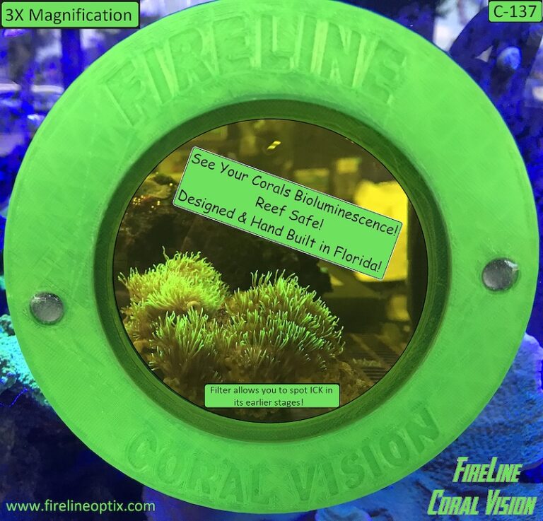 Coral Vision C-137 2-in-1 Reef Tank Viewer by Fireline Optix | Reef ...