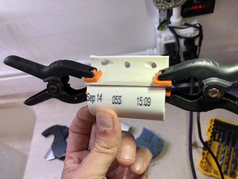 Making a Simple DIY Dosing Line Holder Redux | Reef Builders | The Reef ...