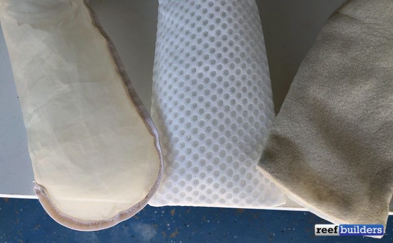 Hybrid Filter Sock Combines both Mesh and Felt | Reef Builders | The ...