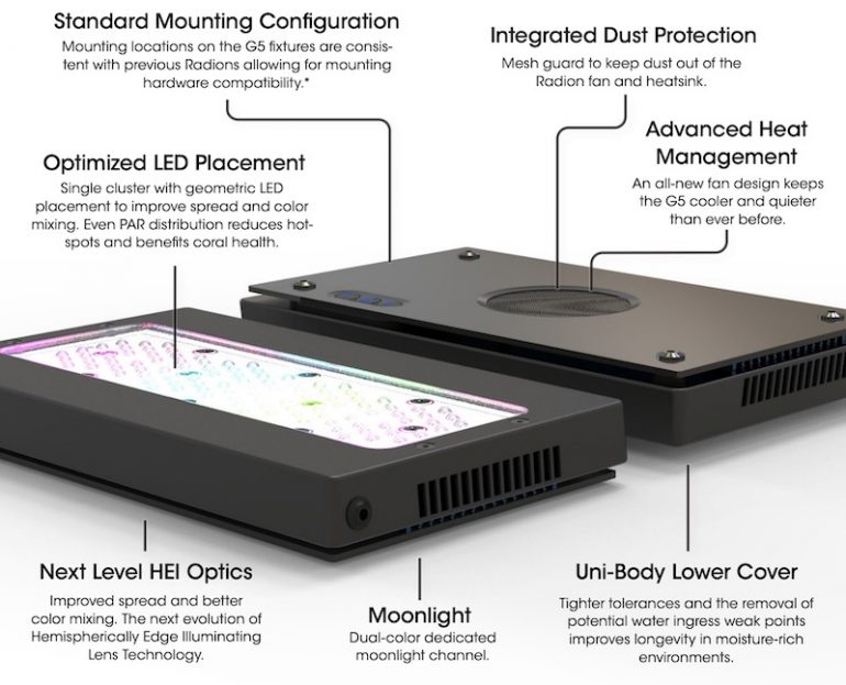 Radion Gen 5 LED will come in Pro and Blue Versions! | Reef Builders ...