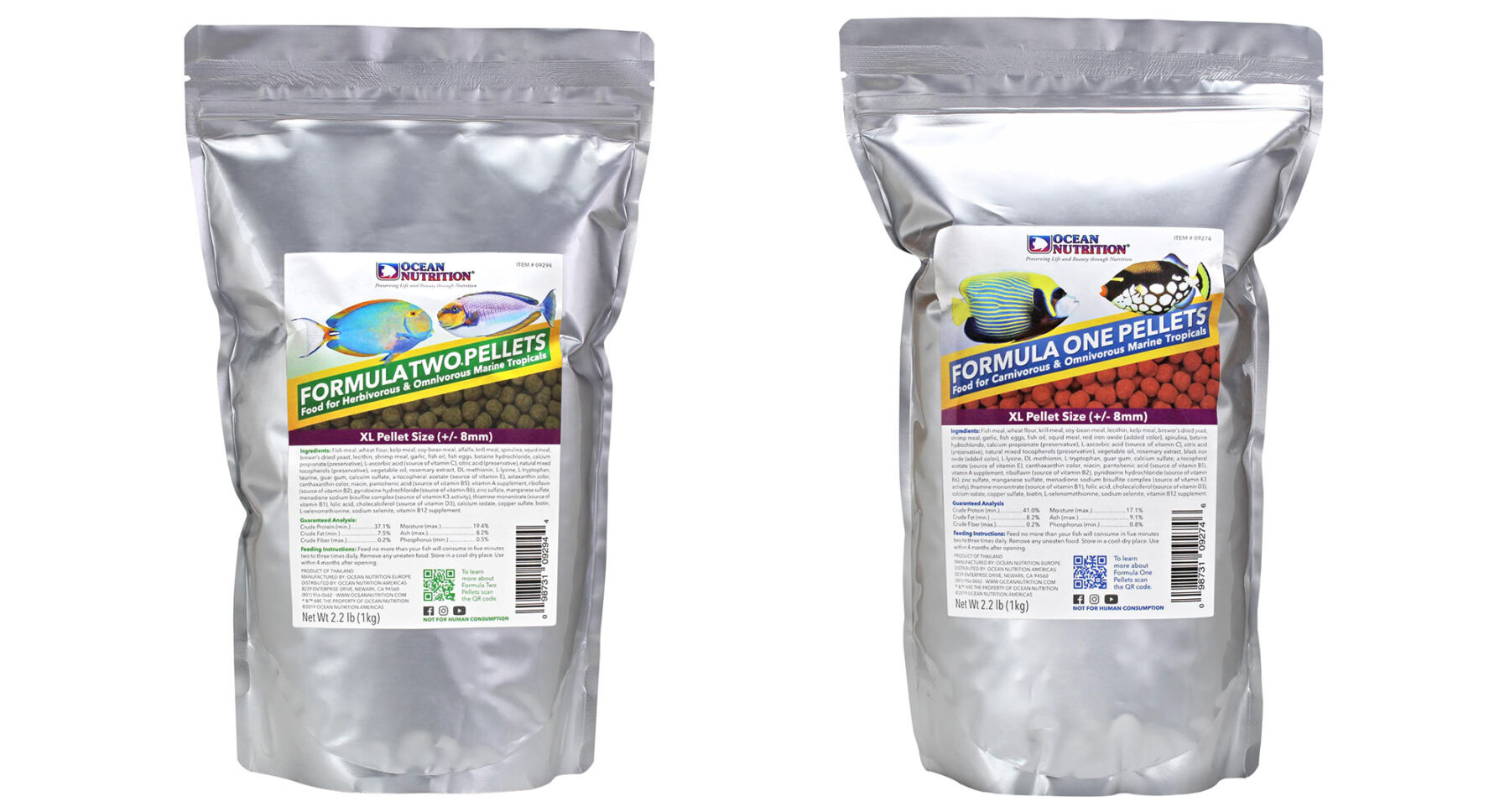 Ocean Nutrition Formula One & Two Pellets Now In Extra Large Size ...