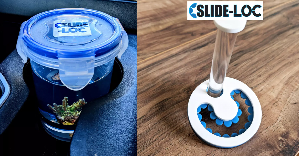 Slide-Loc Offers Versatility For Transporting and Treating Coral Frags ...