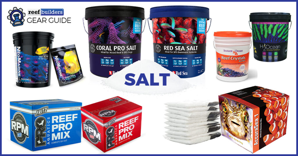 The Best Salt For Saltwater Aquariums - Reef Builder Gear Guide | Reef ...