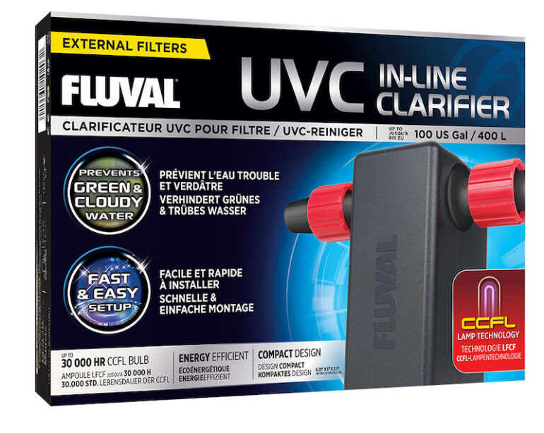 Fluval UVC In-Line Clarifier Uses Cold Cathode Fluorescent Technology ...