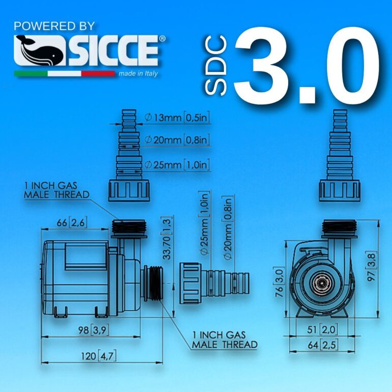 Sicce Syncra SDC 3.0 is the Company’s Smallest Controllable DC Return ...