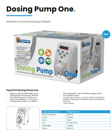 SuperFish Dosing Pump One is a super value single auto doser | Reef Builders | The Reef and ...