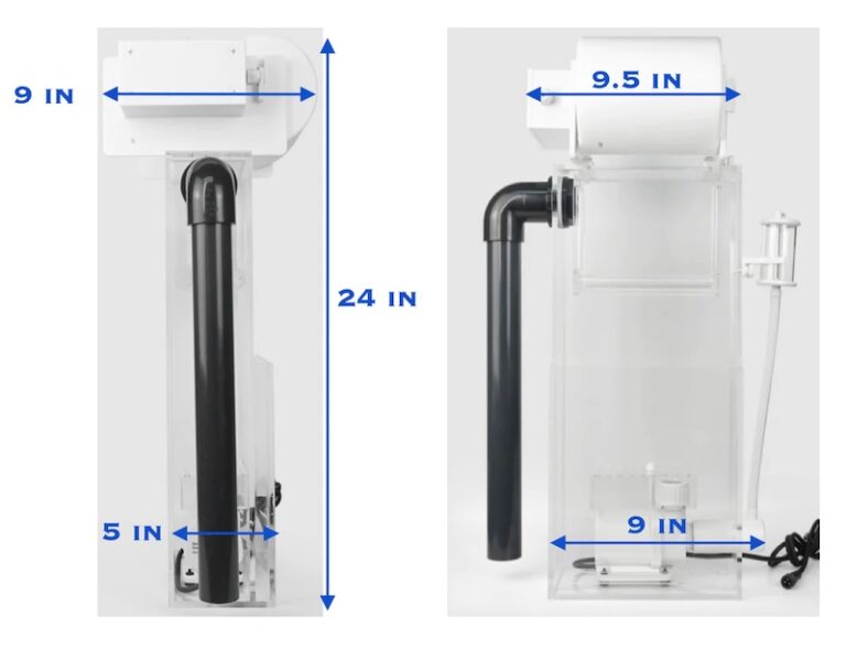 Self Cleaning Protein Skimmer 150 Eliminates Cleaning with Fleece ...