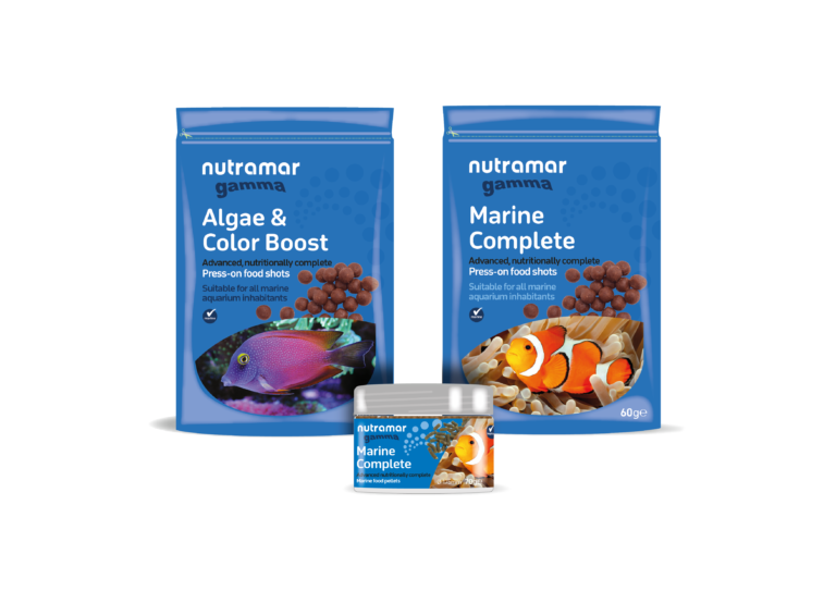 Nutramar Shots and Pellets now available from Quality Marine | Reef ...