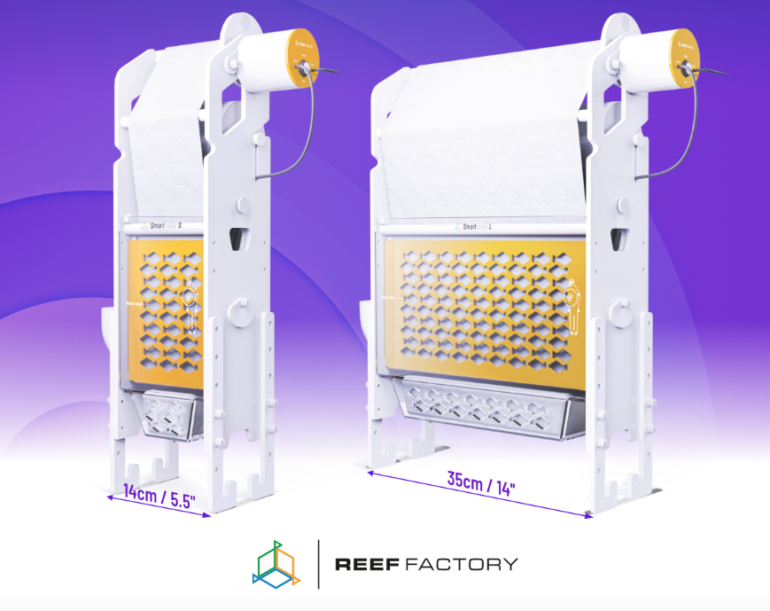 Reef Factory to launch new S and L-sized Smart Rollers | Reef Builders ...