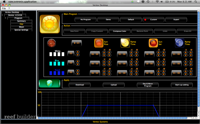 V-Link USB wireless and Light Studio Java app for the Vertex Lumilux ...