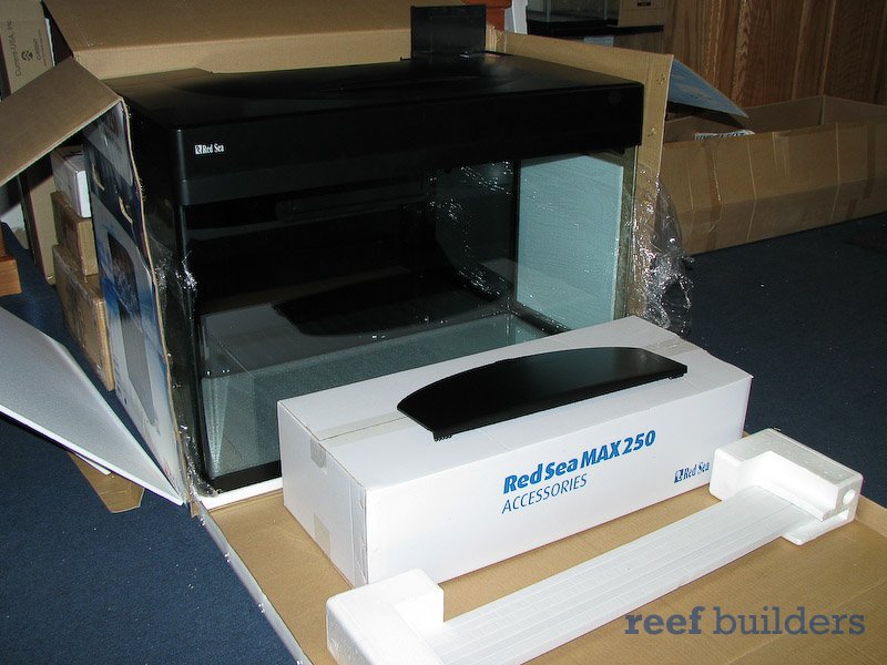 Red Sea Max 250 in the wild Part 1: The unboxing | Reef Builders | The ...